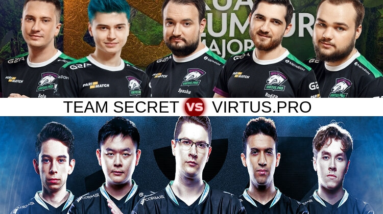 Team Secret vs Virtus.Pro - Dota 2 Kuala Lumpur Major - WagerBop